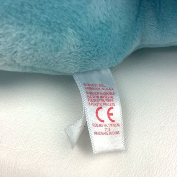Ty | Toys | Ty Beanie Boo Baby Mandy Blue Poodle Dog Animal 9 Stuffed ...